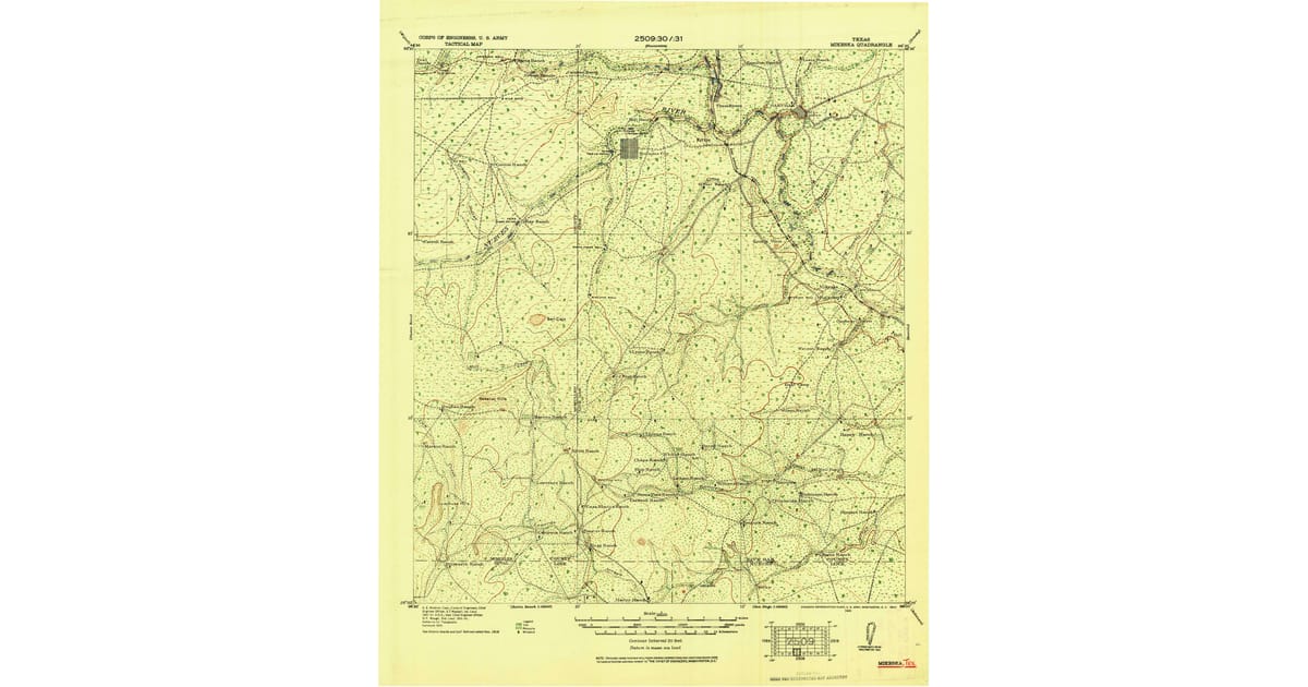 Old Maps of McMullen County, TX for Hiking & Exploration | Pastmaps