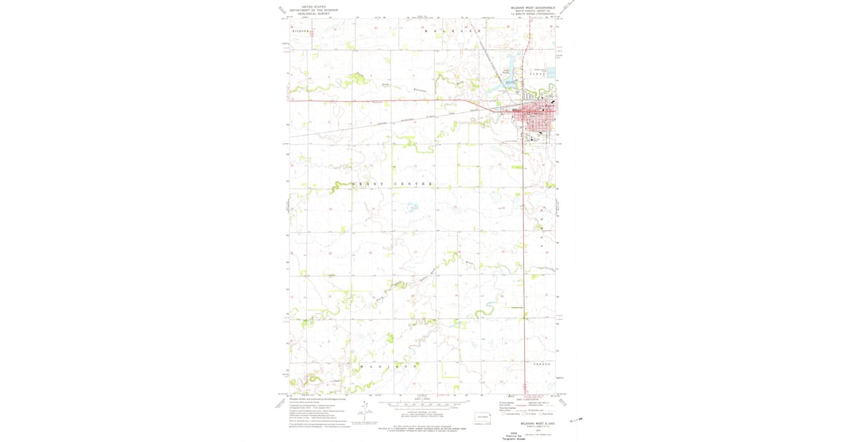 1970s Maps of Milbank, SD | Pastmaps