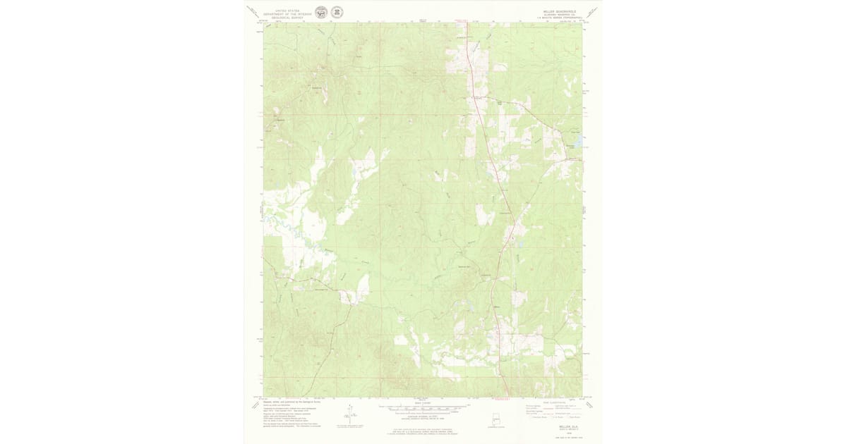 1978 Map of Miller, Marengo County, AL — High-Res | Pastmaps