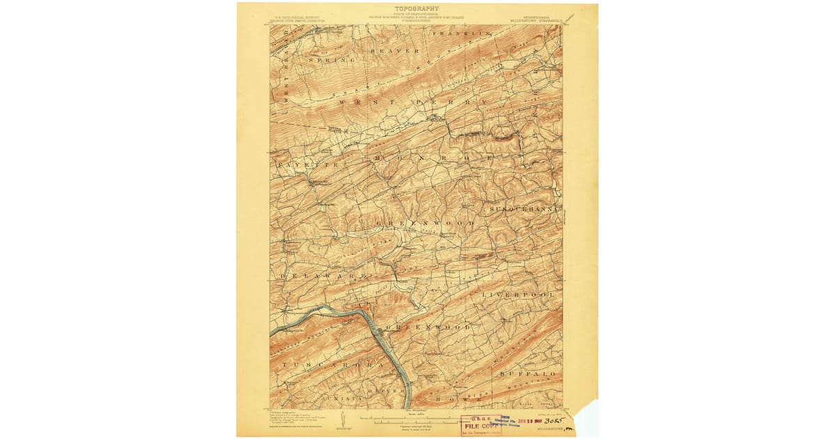 Old Maps of Beaver Springs, Spring Township | Pastmaps