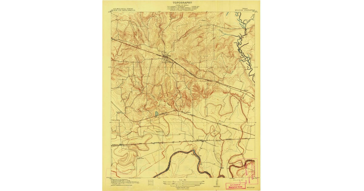 1900s (20th Century) Maps of Brazos County, TX | Pastmaps