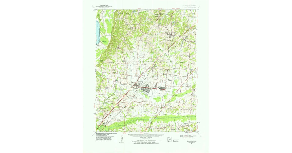 1960s Maps of Millington, TN | Pastmaps