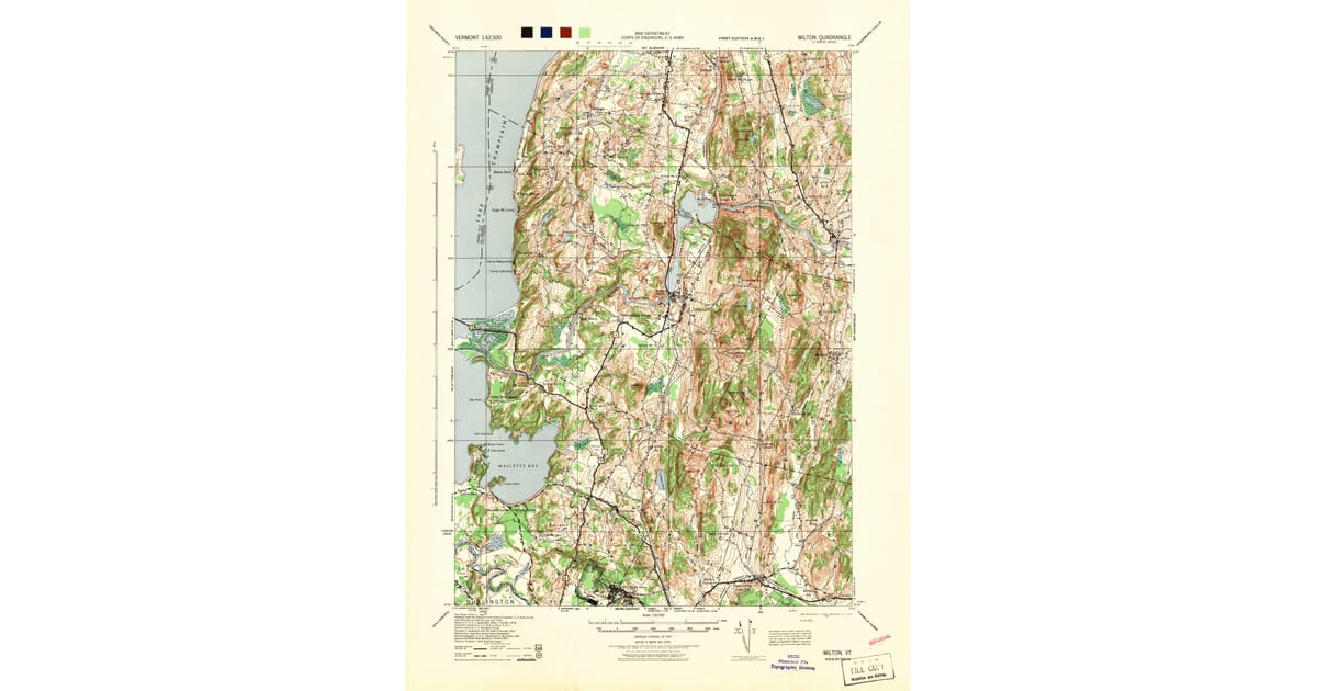 1940s Maps of Jericho, VT | Pastmaps