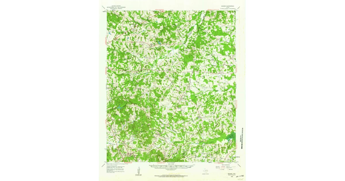 1960s Maps of Panola County, TX | Pastmaps