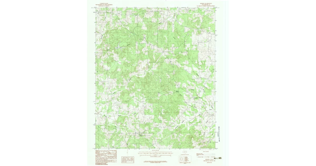 1983 Map of Minden, Rusk County, TX — High-Res | Pastmaps