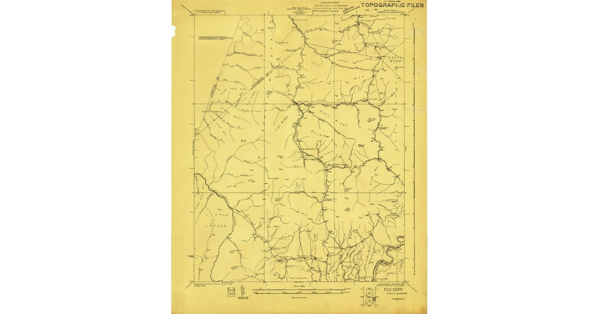 1923 Map of Mingo, Pocahontas County, WV — High-Res | Pastmaps