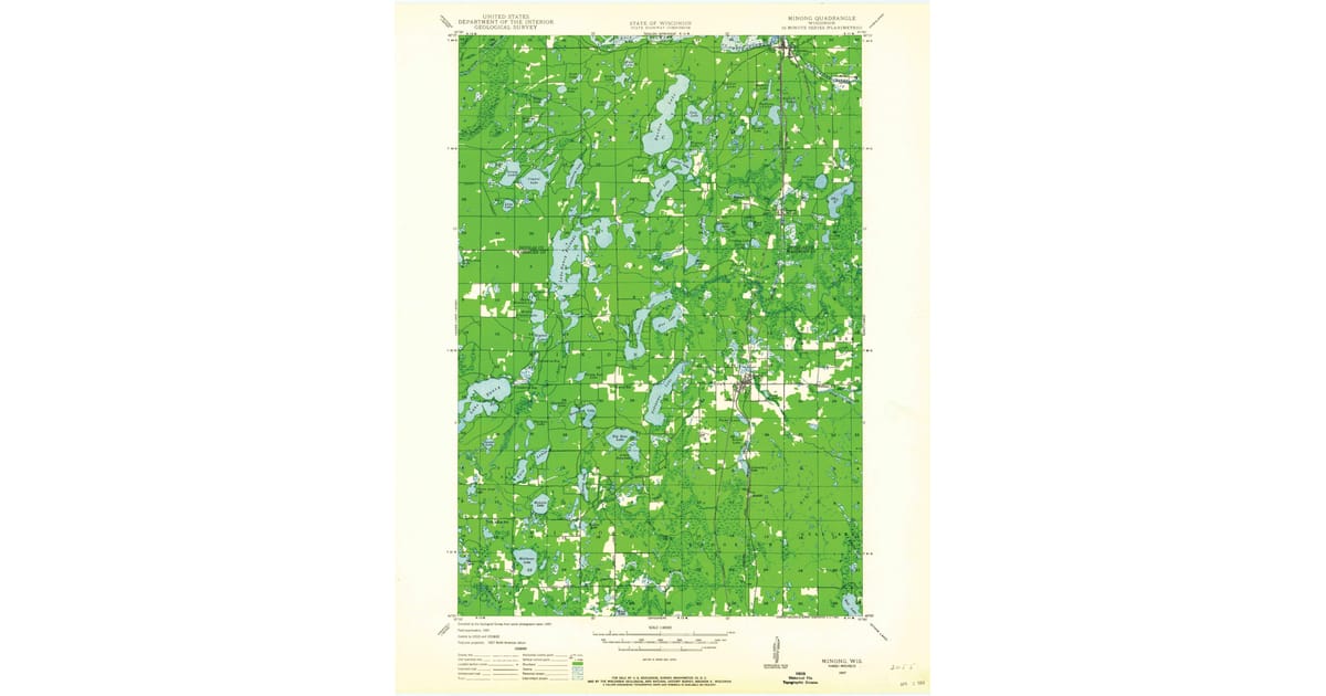 Old Maps of Brooklyn, WI for Genealogy | Pastmaps