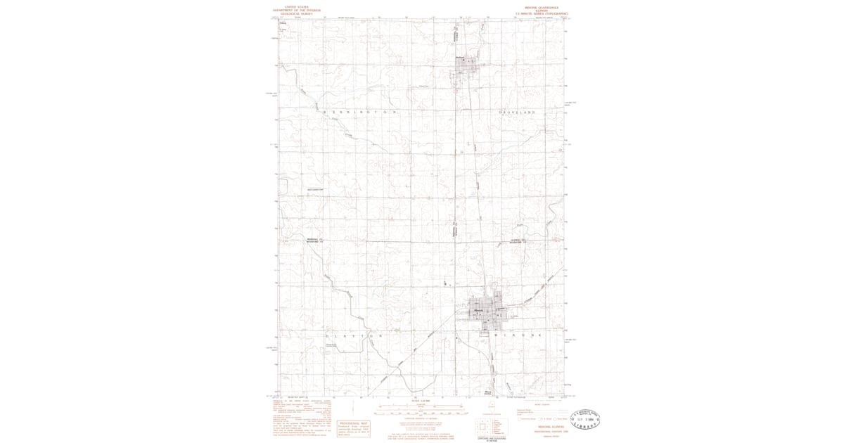 1983 Map of Minonk, IL — High-Res | Pastmaps