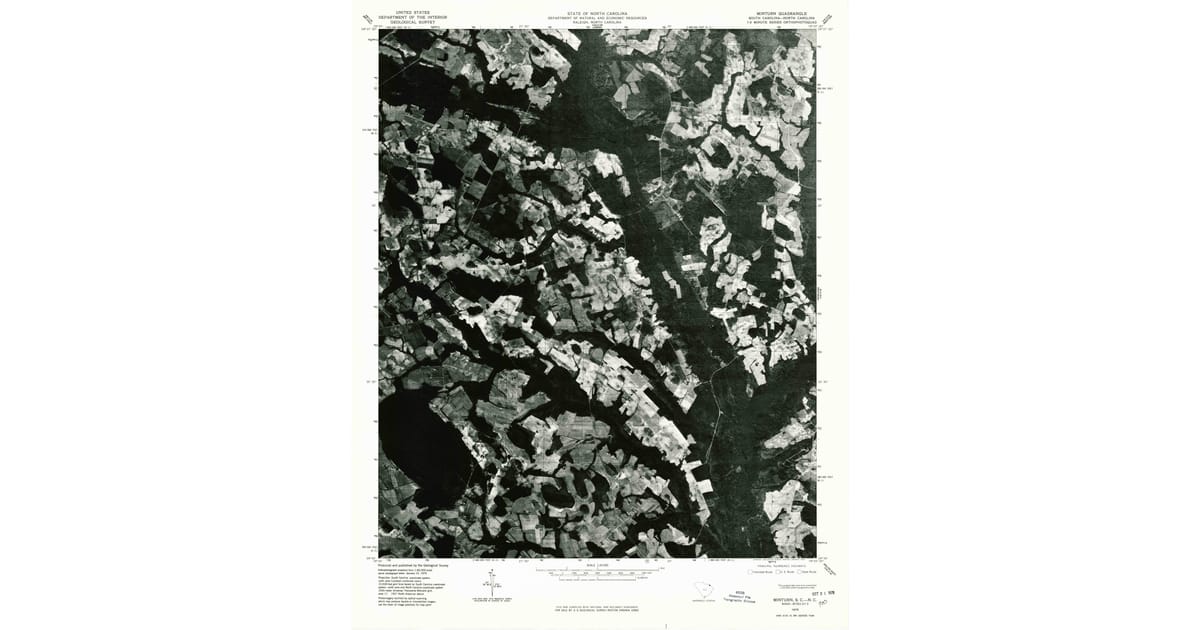 1976 Map of Minturn, Dillon County, SC — High-Res | Pastmaps