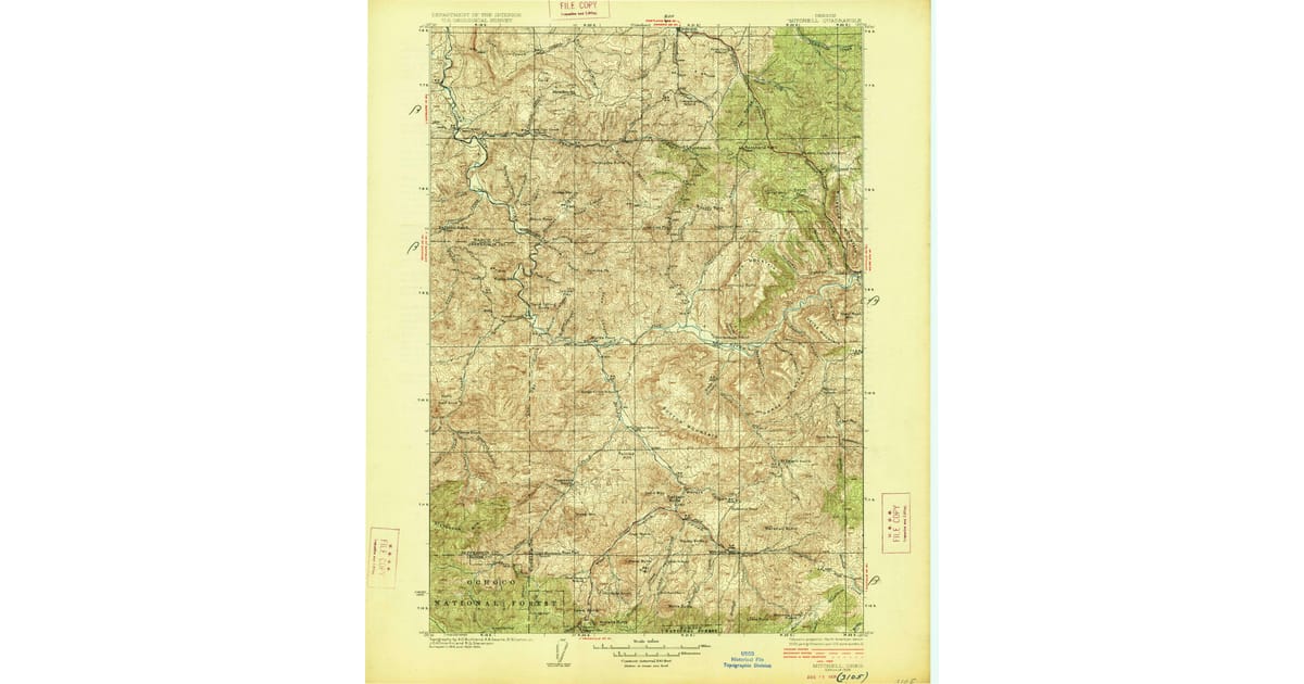 1900s (20th Century) Maps of Crook County, OR | Pastmaps