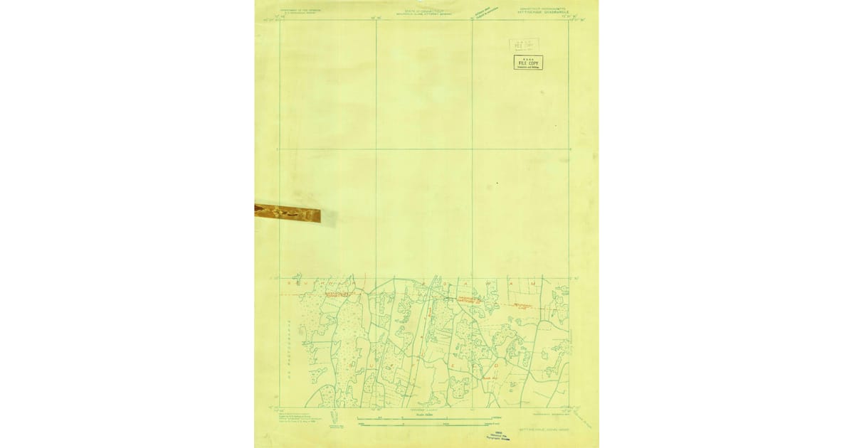 1928 Map of Mittineague, Hartford County, CT — High-Res | Pastmaps