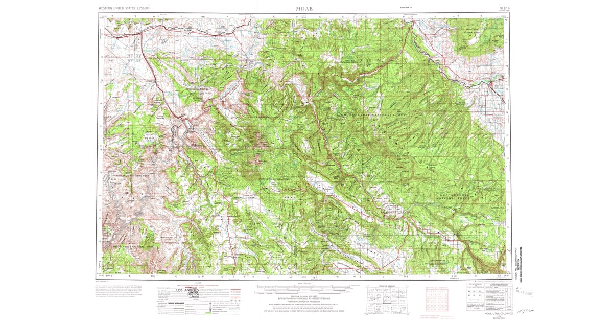 Old Maps of Delta, CO for Metal Detecting | Pastmaps