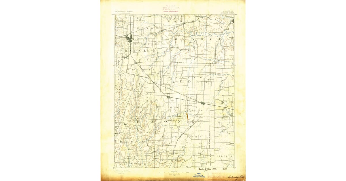 Old Maps of Moberly, MO | Pastmaps