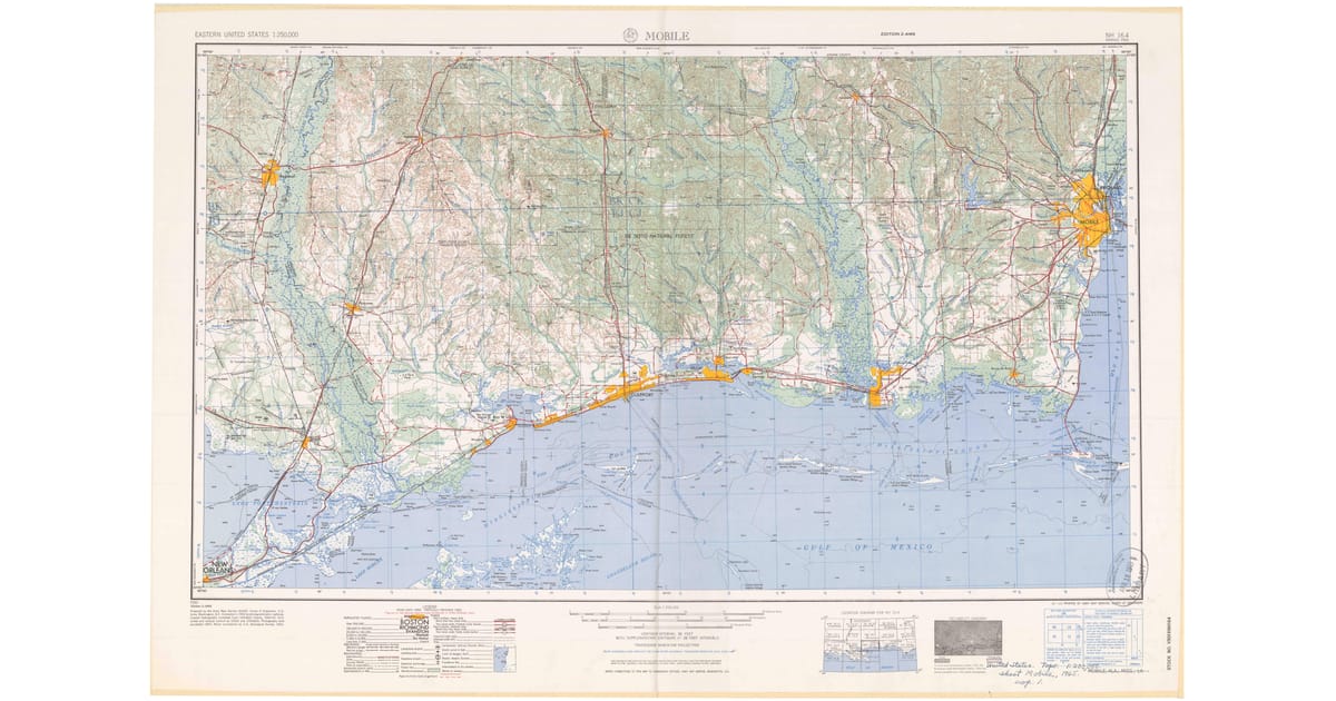 1965 Map of Mobile, AL — High-Res | Pastmaps
