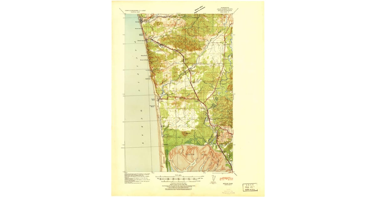 1940s Maps of Burrows, WA | Pastmaps