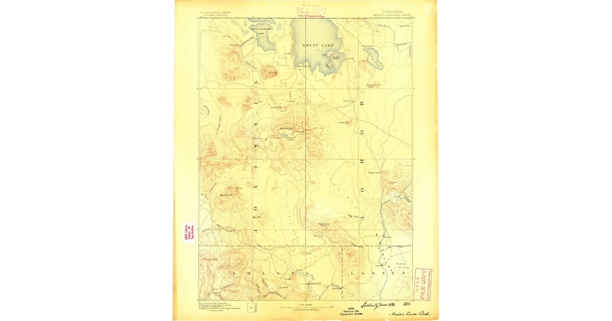 Old Maps of Tennant, CA | Pastmaps