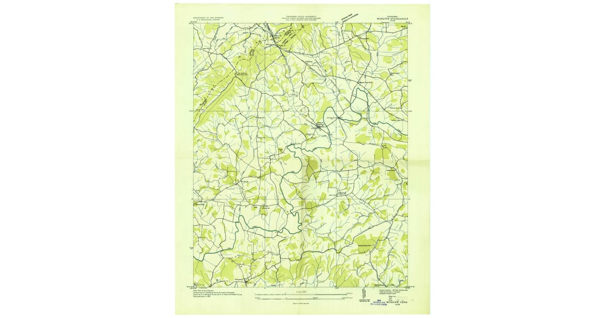 1900s (20th Century) Maps of Mohawk, TN | Pastmaps