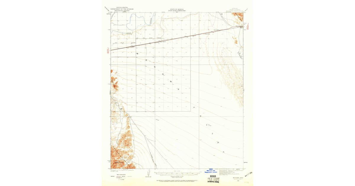 1920s Maps of Central Tacna Townsite, AZ | Pastmaps