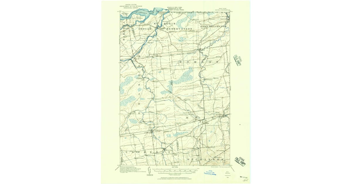 1915 Map of Moira, Franklin County, NY — High-Res | Pastmaps