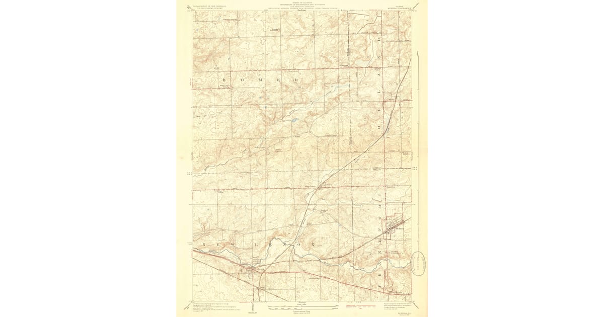 1929 Map of Mokena, IL — High-Res | Pastmaps