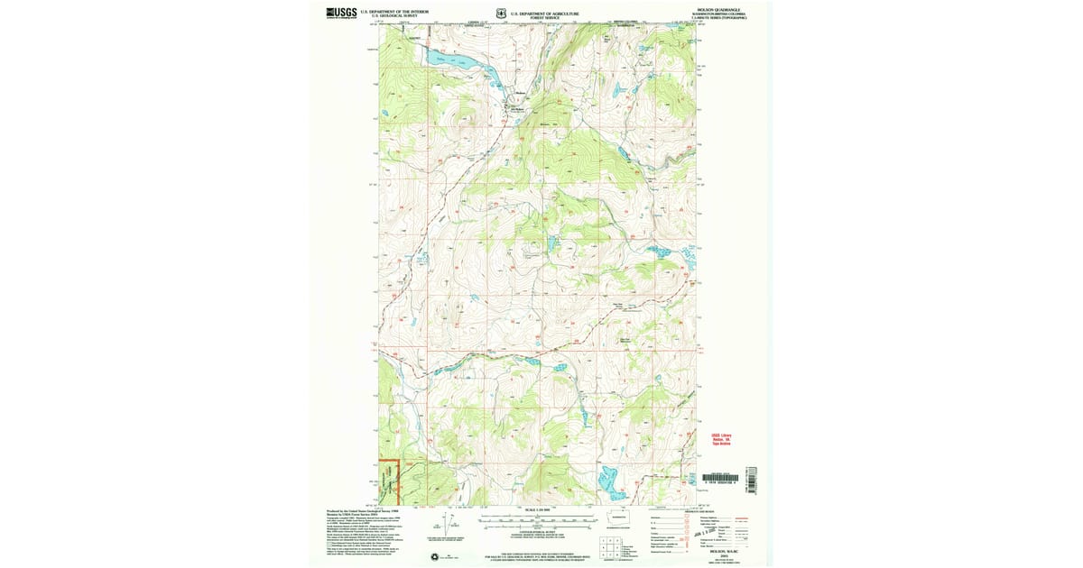 2000s (21st Century) Maps of Old Molson Ghost Town Museum, WA | Pastmaps