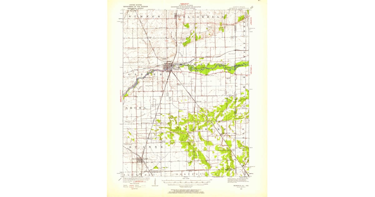 Old Maps of River, IL for Academic Research | Pastmaps