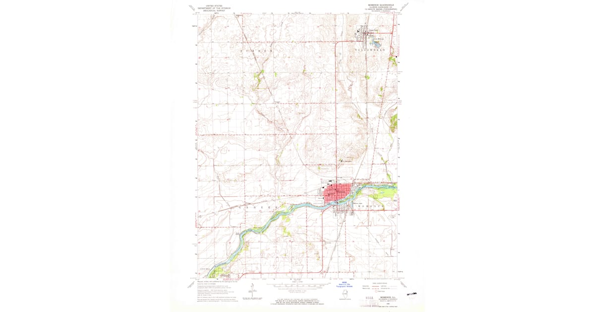 1960s Maps of Momence, IL | Pastmaps