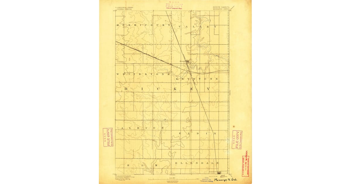 Old Maps of North Dakota | Pastmaps