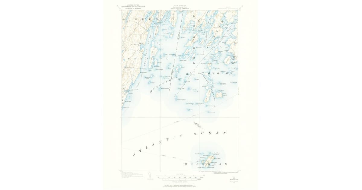 Old Maps of Friendship, ME | Pastmaps