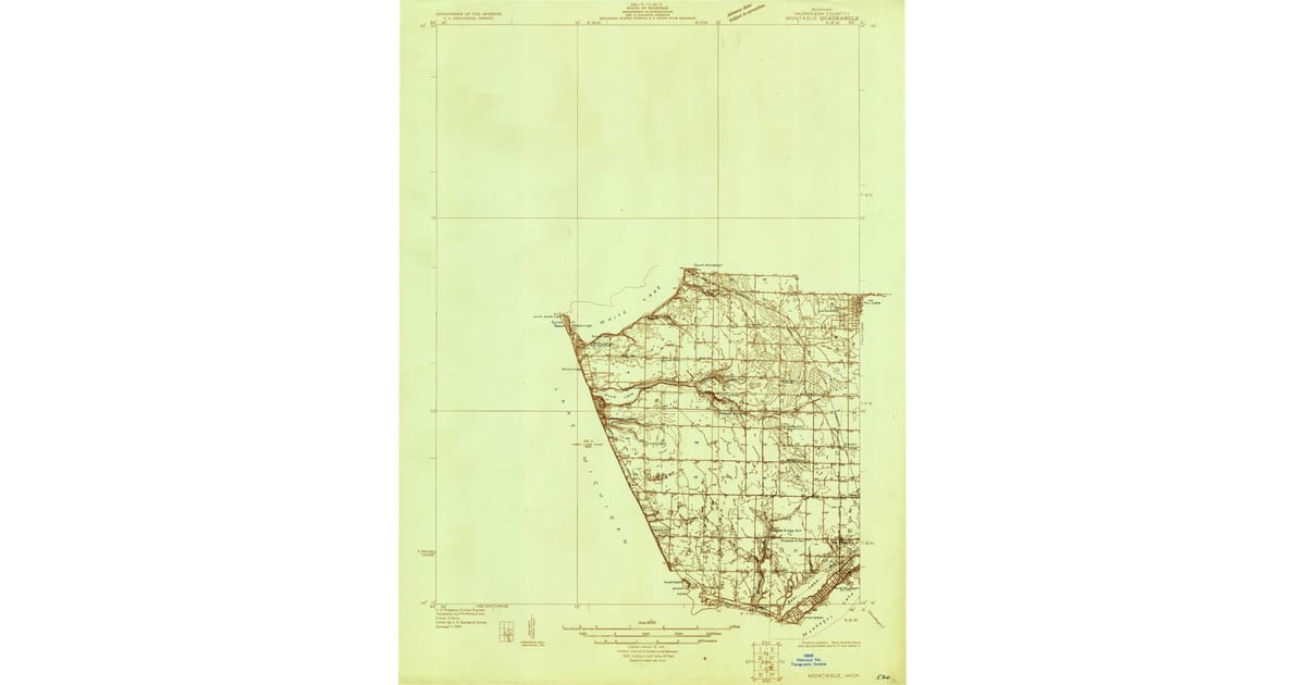Old Maps of Whitehall, MI for Genealogy | Pastmaps