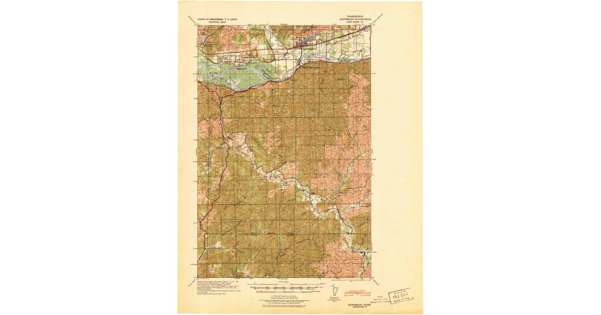Old Maps of Brady, WA for Academic Research | Pastmaps