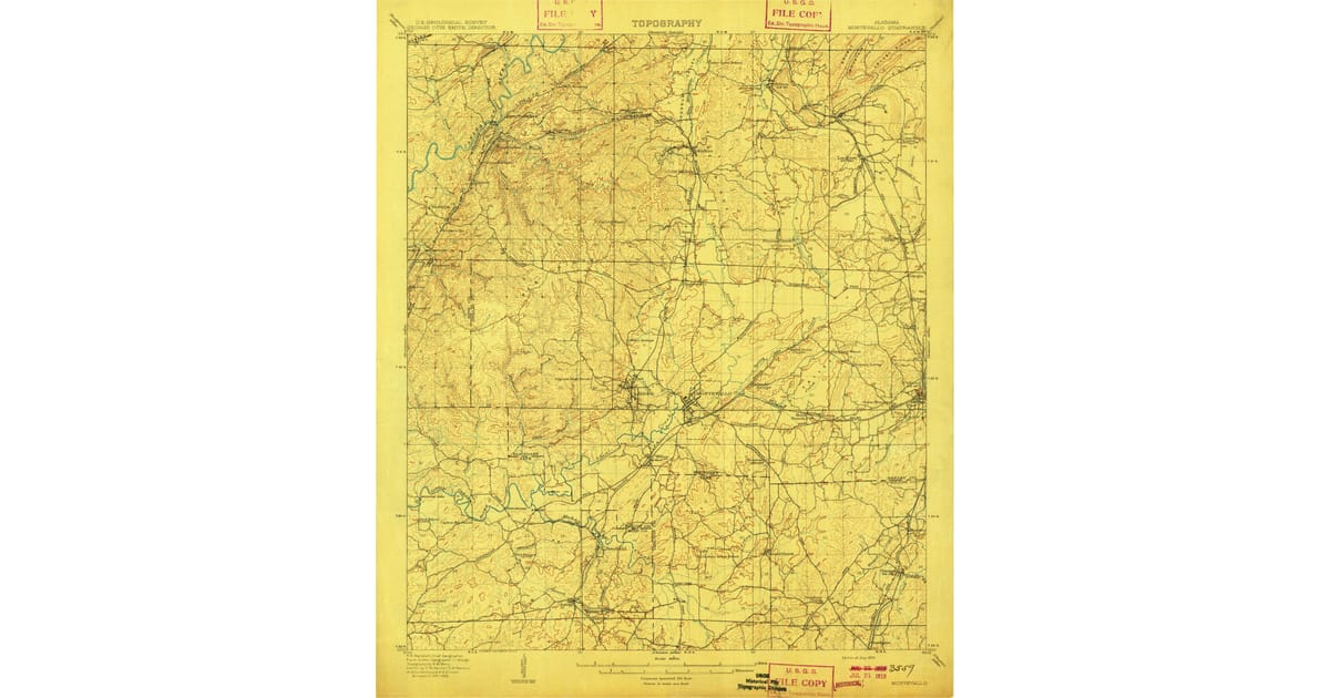 1910s Maps of Calera, AL | Pastmaps