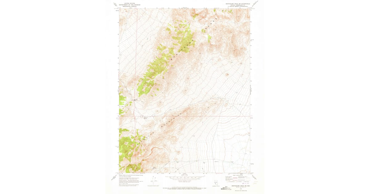 1970s Maps of Esmeralda County, NV | Pastmaps