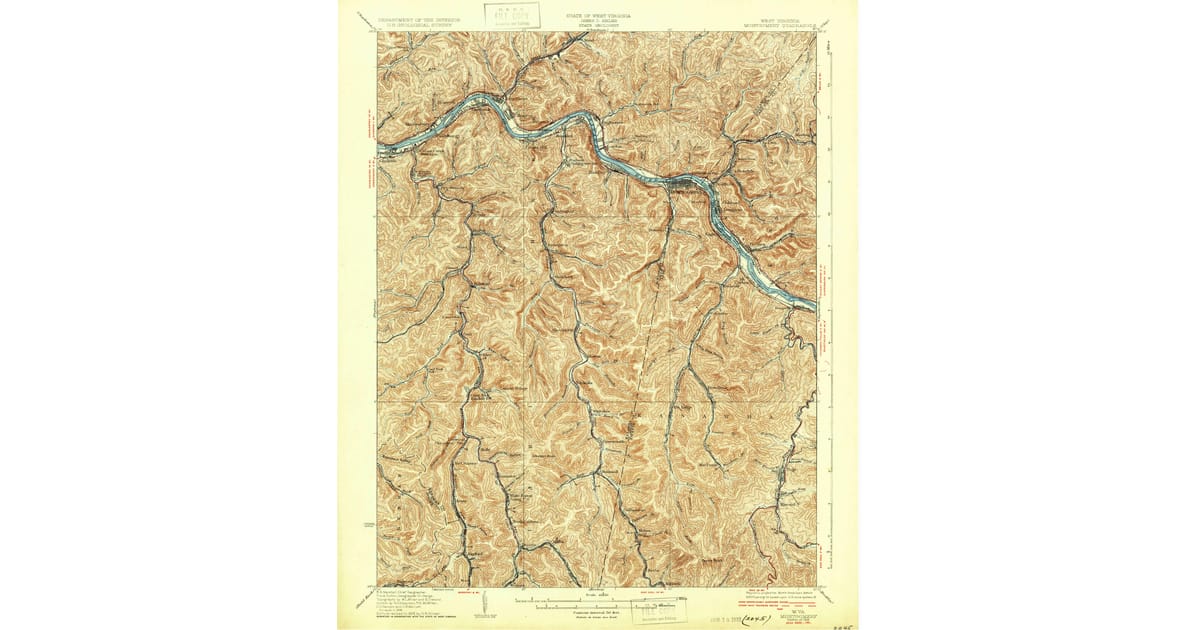 1930s Maps of Glasgow, WV | Pastmaps