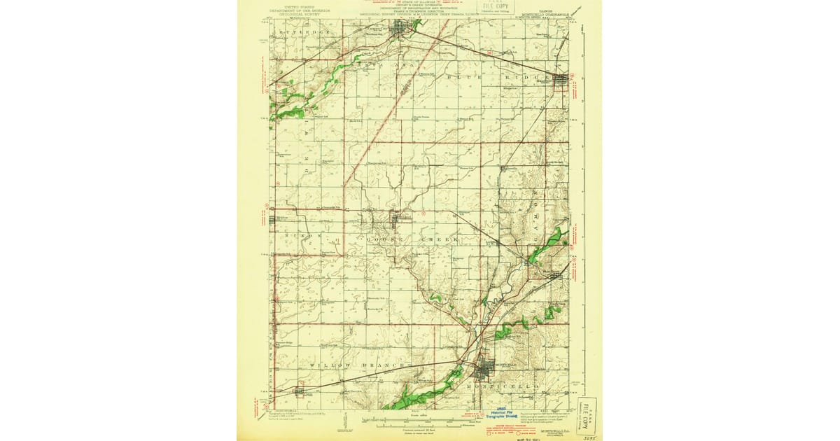 1940s Maps of Macon County, IL | Pastmaps