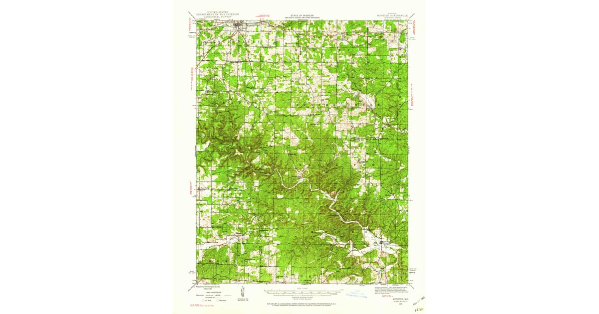 1940s Maps of Fanchon, MO | Pastmaps