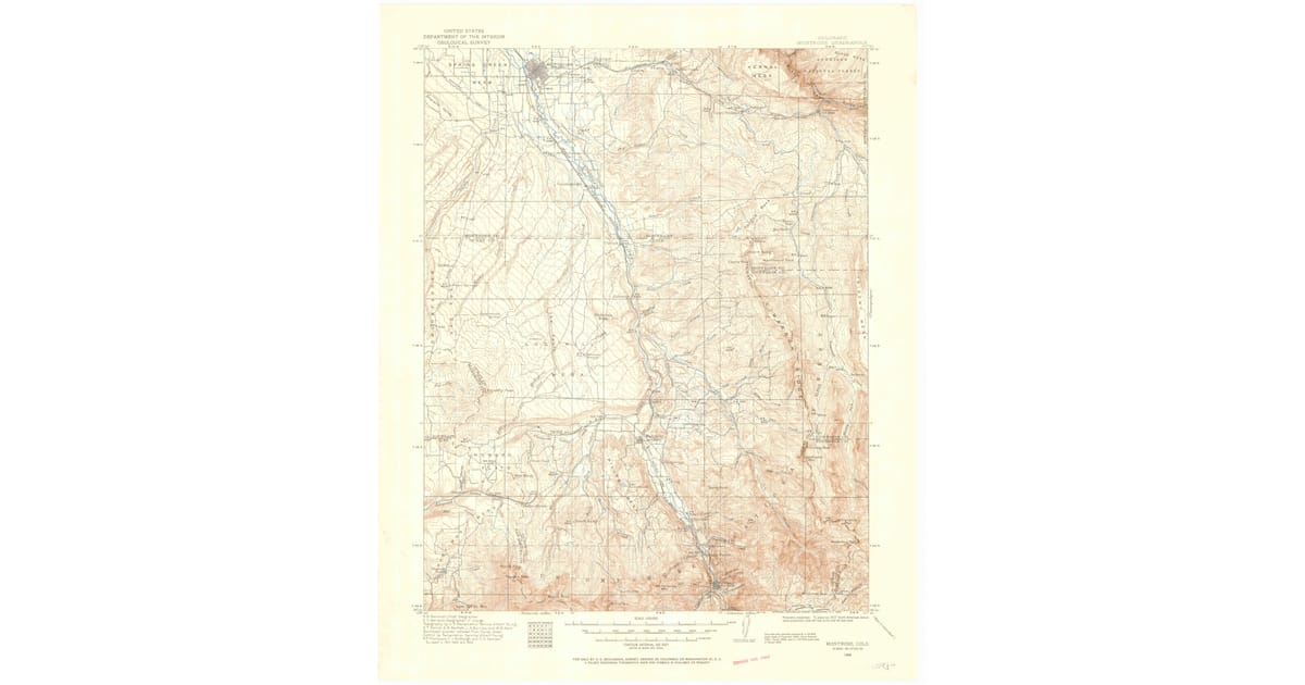 Old Maps of Montrose, CO | Pastmaps
