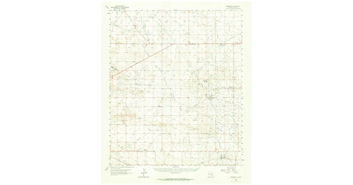 1960s Maps of Arkansas Junction, NM | Pastmaps