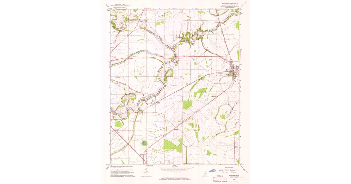 1960s Maps of Itawamba County, MS | Pastmaps