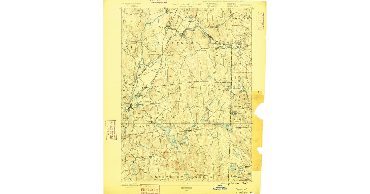 1800s (19th Century) Maps of Coventry, RI | Pastmaps