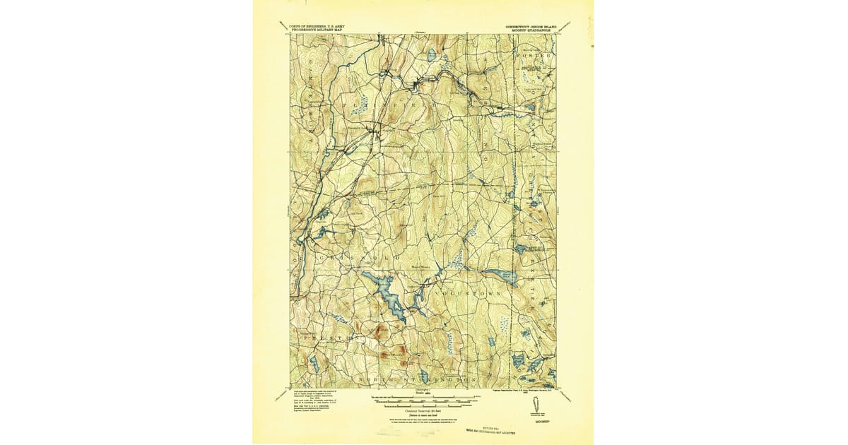 1920s Maps of Brooklyn, CT | Pastmaps