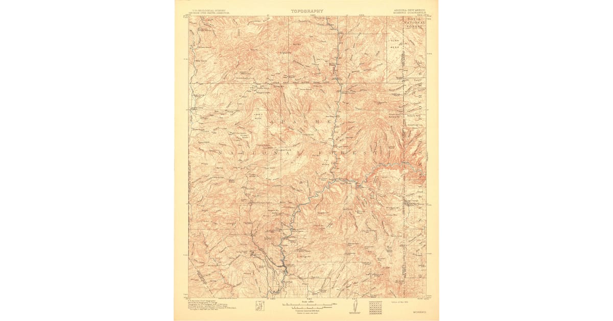 1915 Map of Morenci, AZ — High-Res | Pastmaps