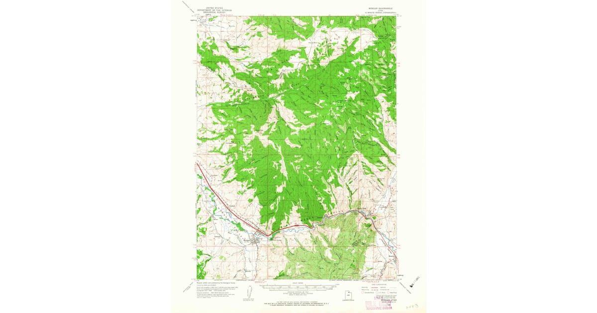 1961 Map of Morgan, UT — High-Res | Pastmaps