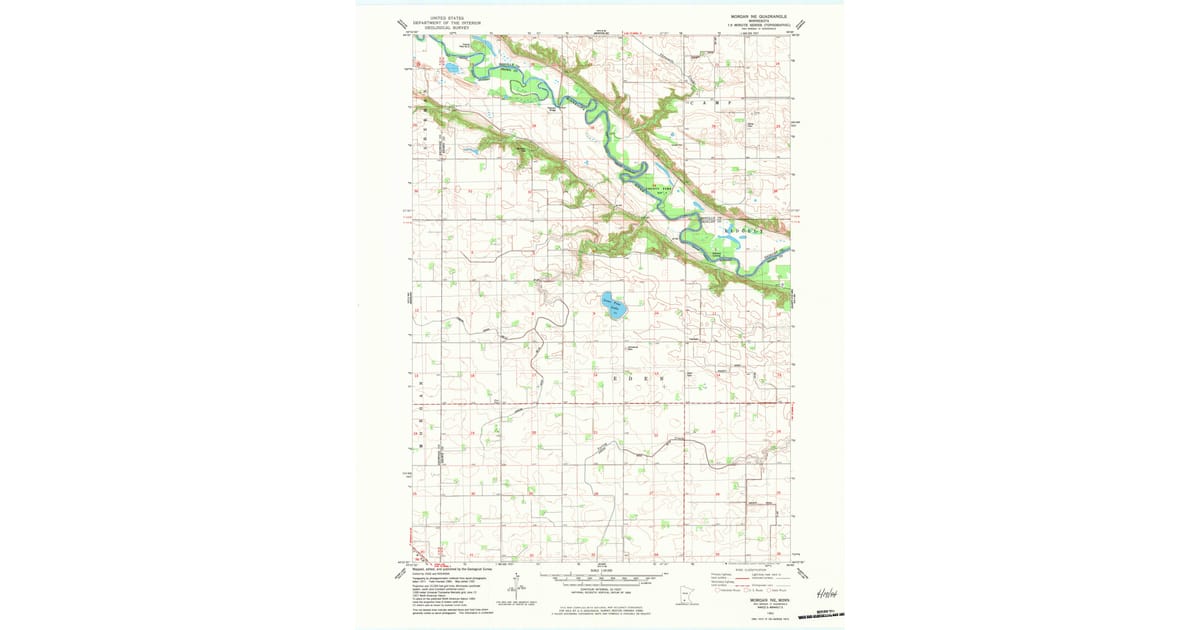 1980s Maps of Redwood County, MN | Pastmaps