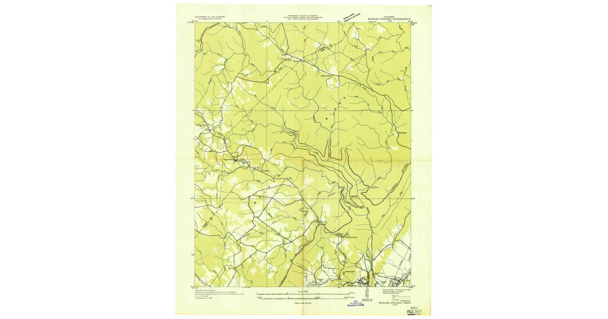 1930s Maps of Ogden, TN | Pastmaps