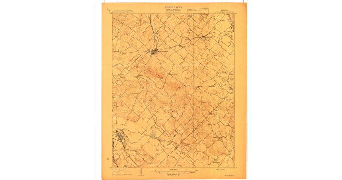 Old Maps of Morganfield, KY | Pastmaps