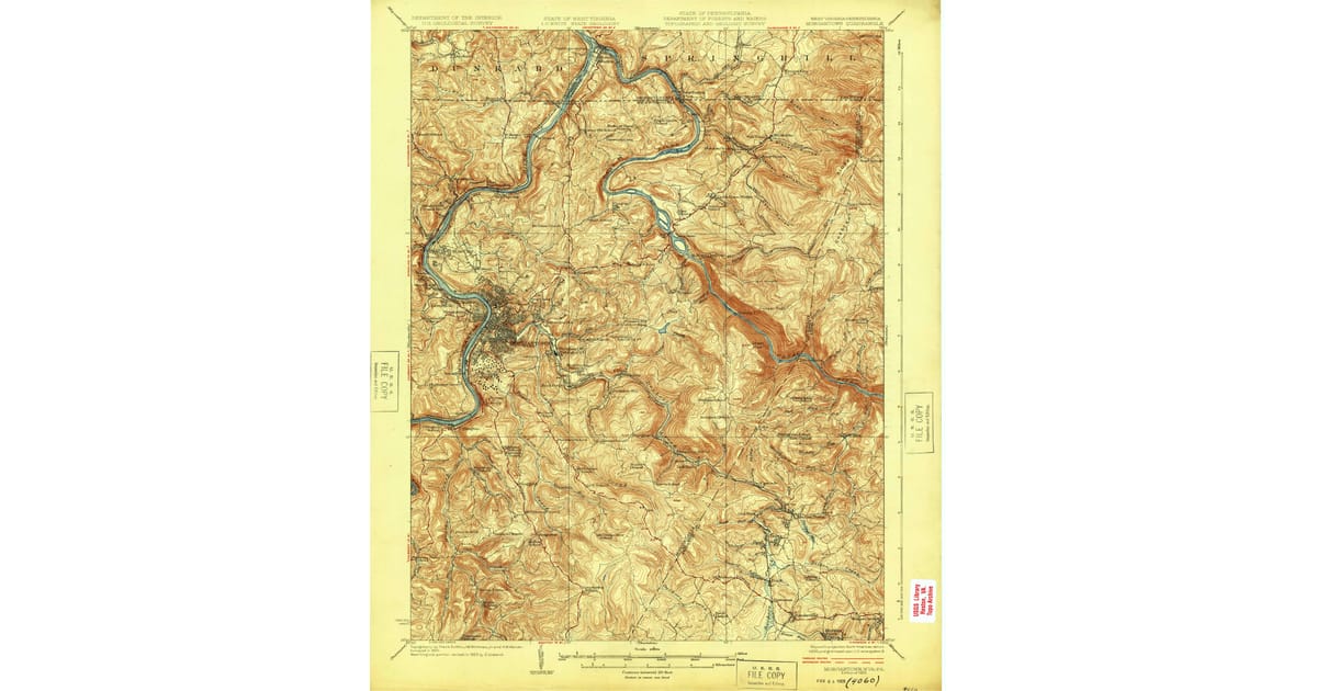 1920s Maps of Point Marion, PA | Pastmaps