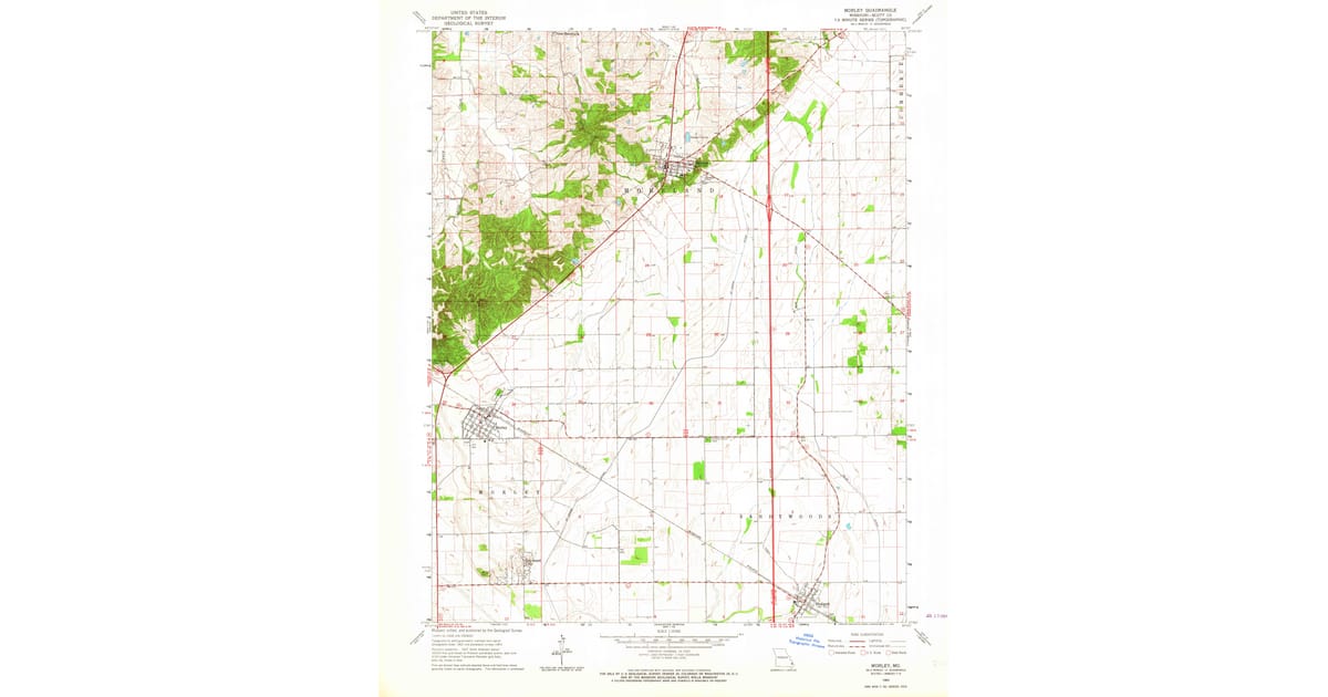 1963 Map of Morley, MO — High-Res | Pastmaps