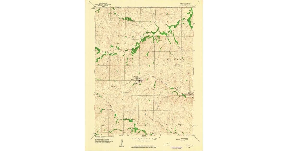 1959 Map of Morrill, KS — High-Res | Pastmaps