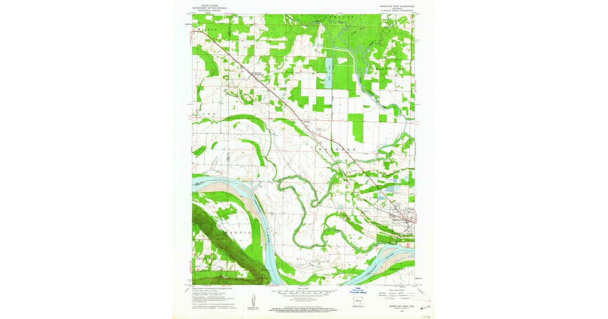1960s Maps of Blackwell, AR | Pastmaps